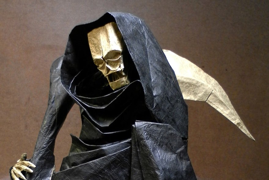 3 Chillingly Awesome Origami Grim Reaper Models