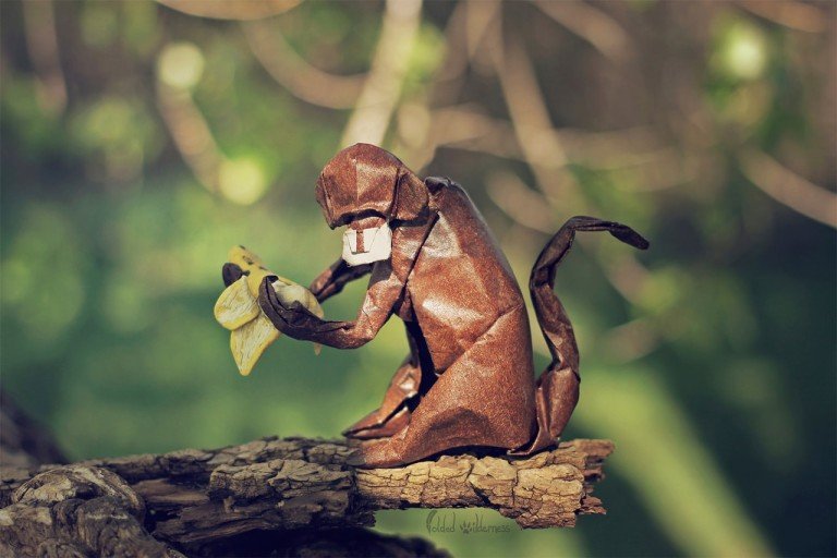 Celebrate Chinese New Year with these Origami Monkeys