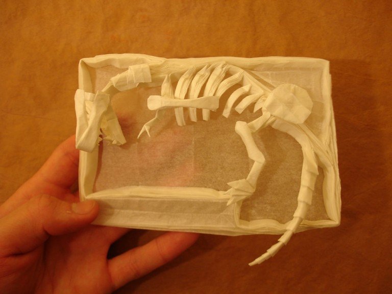 Mind-Blowing Origami Dinosaur Skeletons | Origami.me
