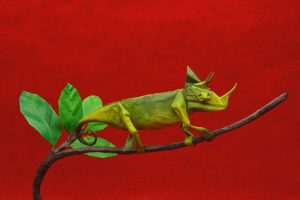 Iguana Fold these 28 Awesome Origami Lizards