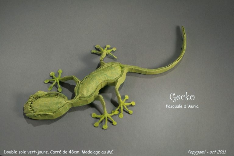 Iguana Fold these 28 Awesome Origami Lizards