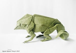 Iguana Fold these 28 Awesome Origami Lizards