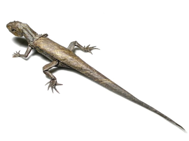 Iguana Fold these 28 Awesome Origami Lizards