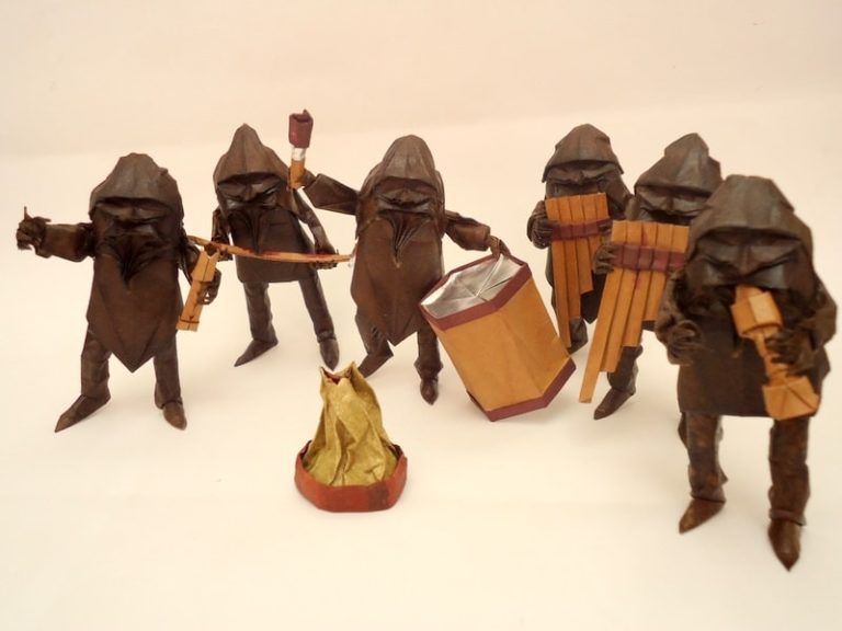 Take a Minuet to Look at this Amazing Music-Themed Origami