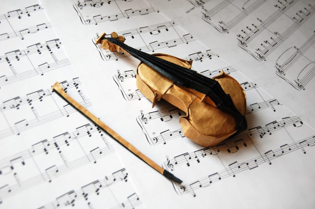 Take a Minuet to Look at this Amazing Music-Themed Origami
