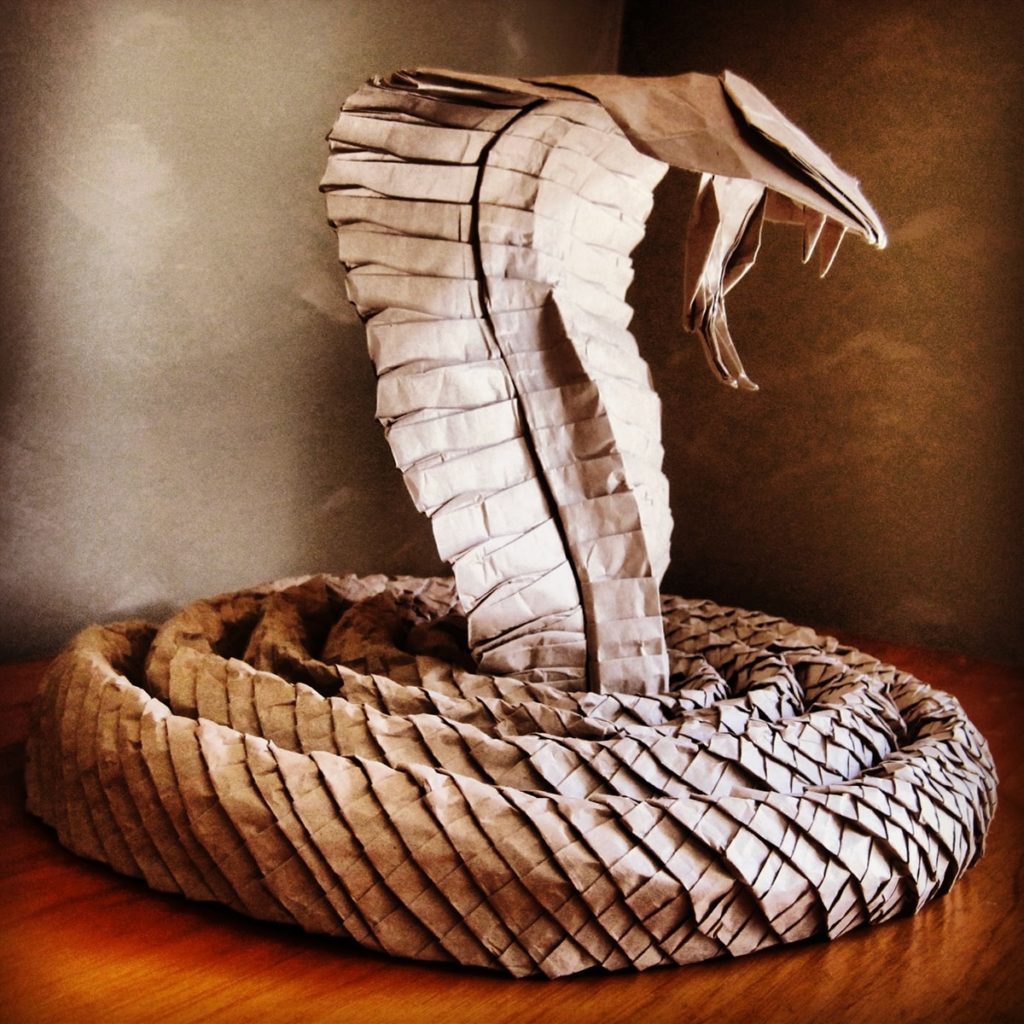 I Asped When I Saw These Incredible Origami Snakes