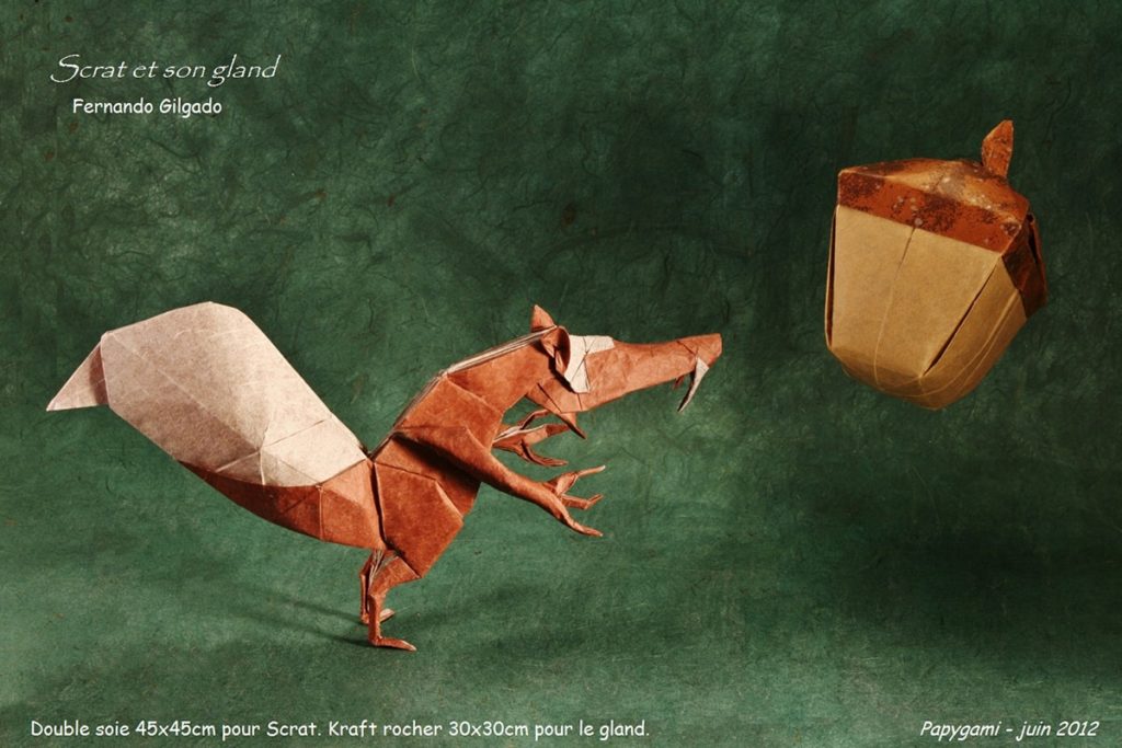 Pixar, Disney and other Animated Characters in Origami Form