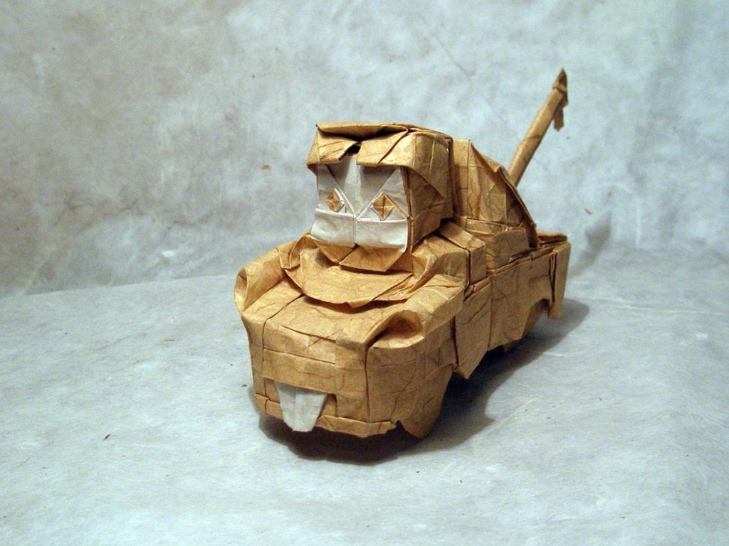 Pixar, Disney and other Animated Characters in Origami Form