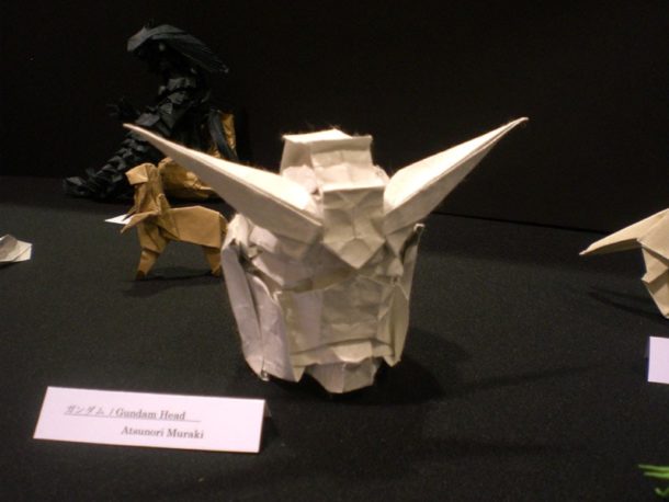 Incredible Mobile Suit Gundam Robots Folded Out of Paper