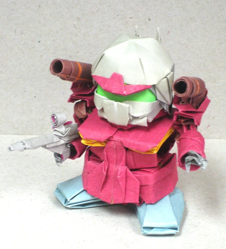 Incredible Mobile Suit Gundam Robots Folded Out of Paper