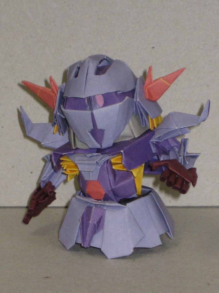 Incredible Mobile Suit Gundam Robots Folded Out of Paper
