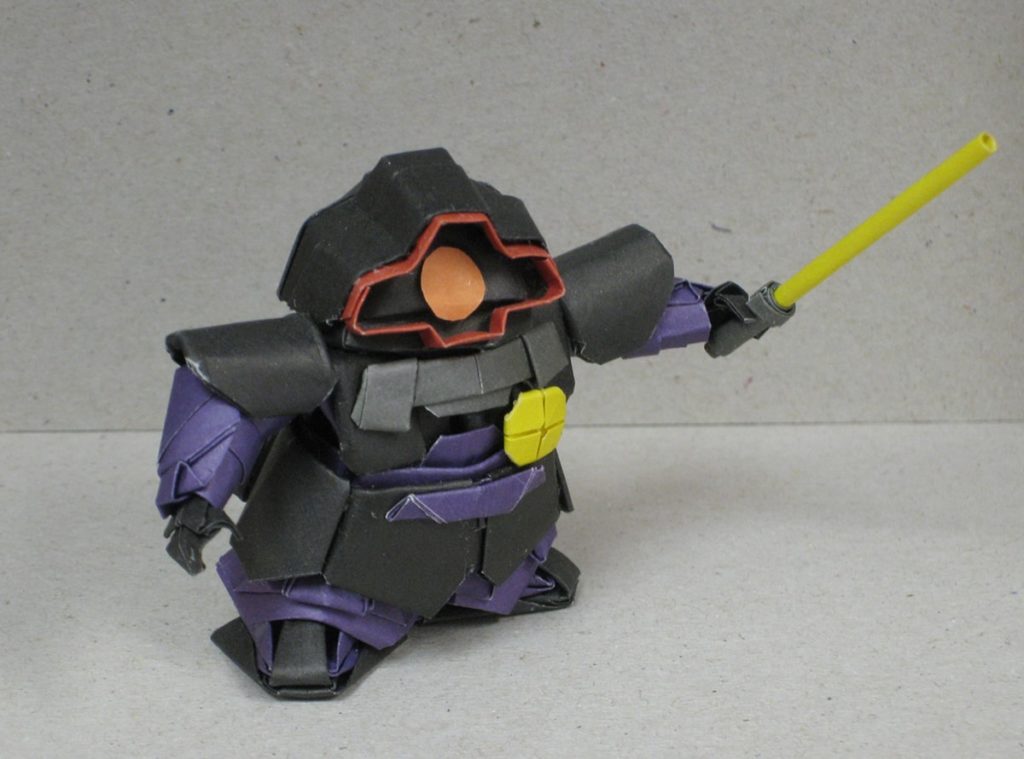 Incredible Mobile Suit Gundam Robots Folded Out of Paper