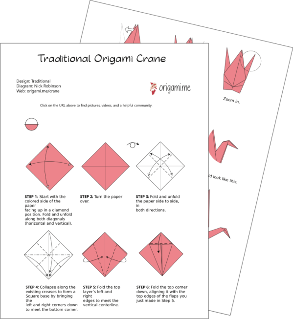 Free Printable Origami Instructions