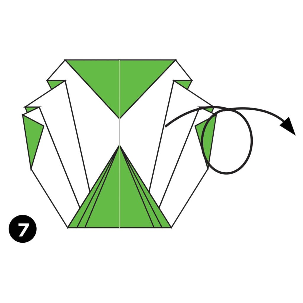 How to Make an Easy Origami Cabbage