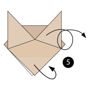 How to Make an Easy Origami Cat Face