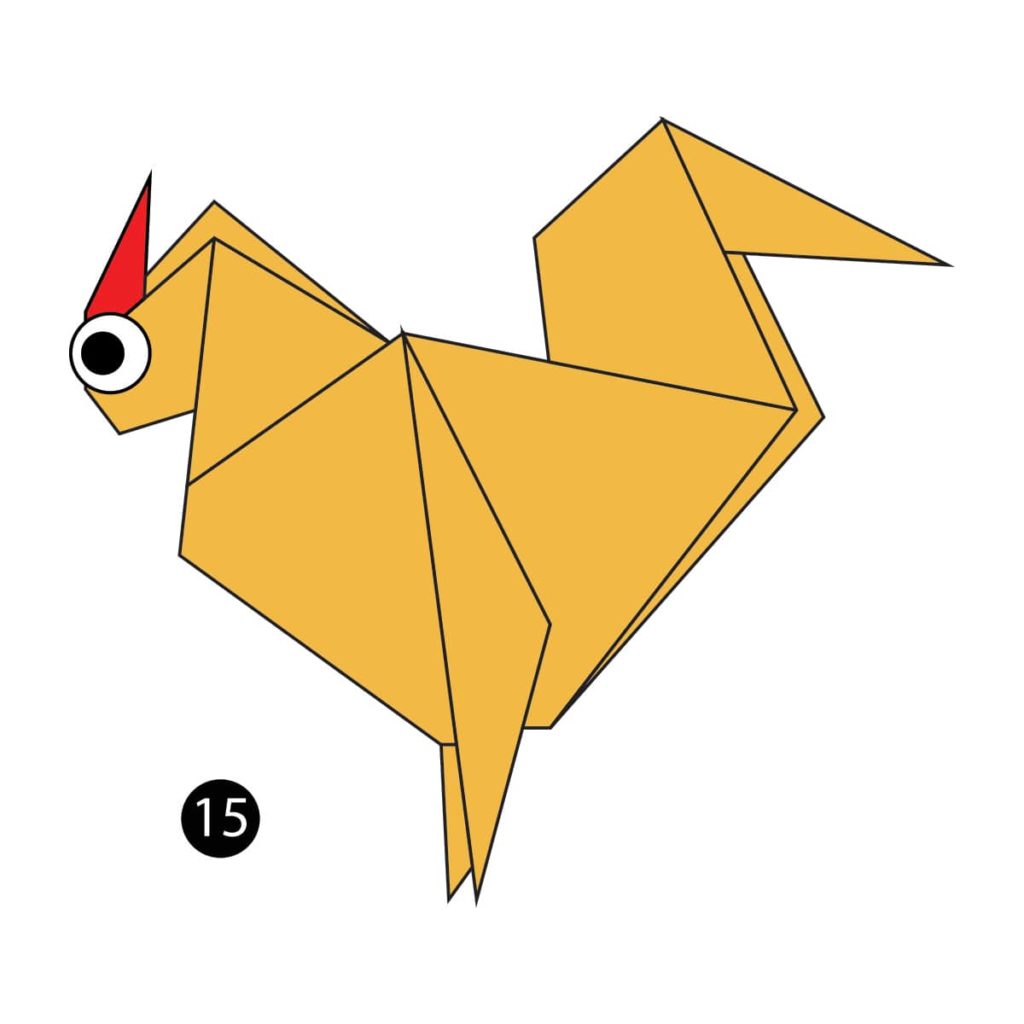 How to Make an Easy Origami Chicken