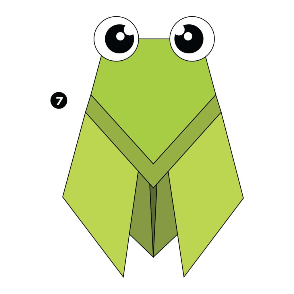 How to Make an Easy Origami Cicada