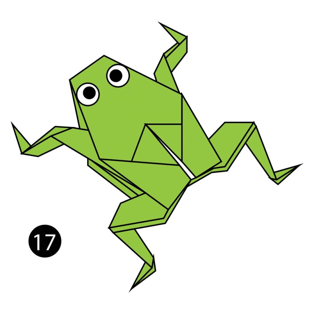 How to Make a Traditional Origami Frog