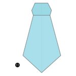 How to Make an Easy Origami Necktie