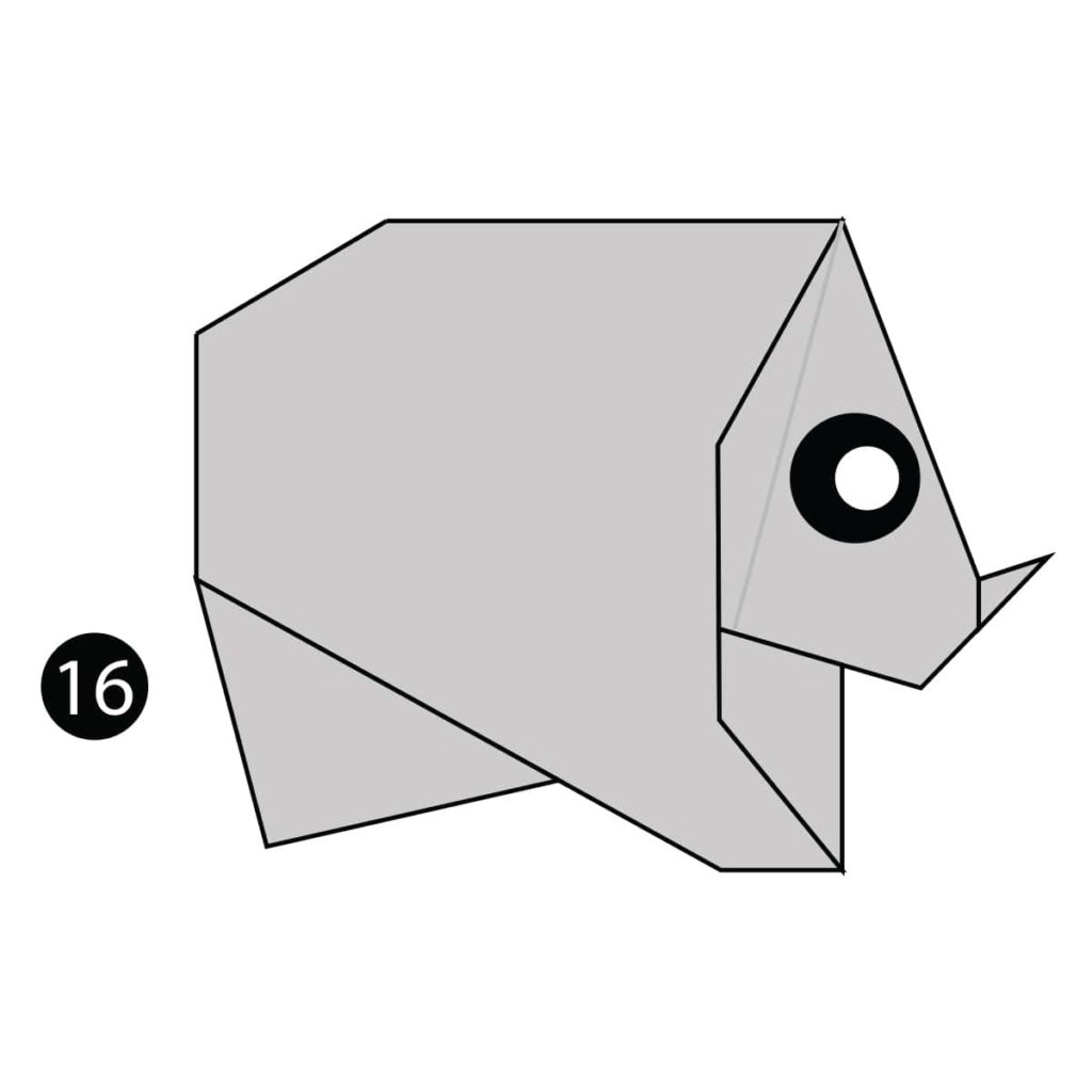 How to Make an Easy Origami Rhinoceros or Rhino
