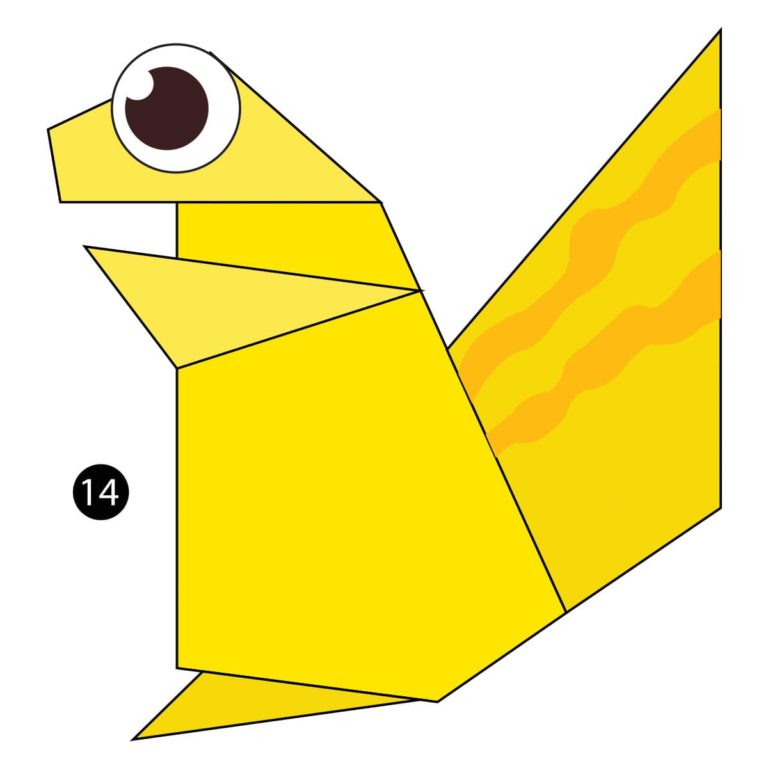 How to Make an Easy Origami Squirrel