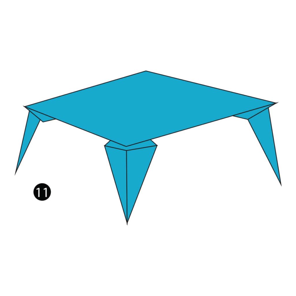 How to Make an Easy Origami Table
