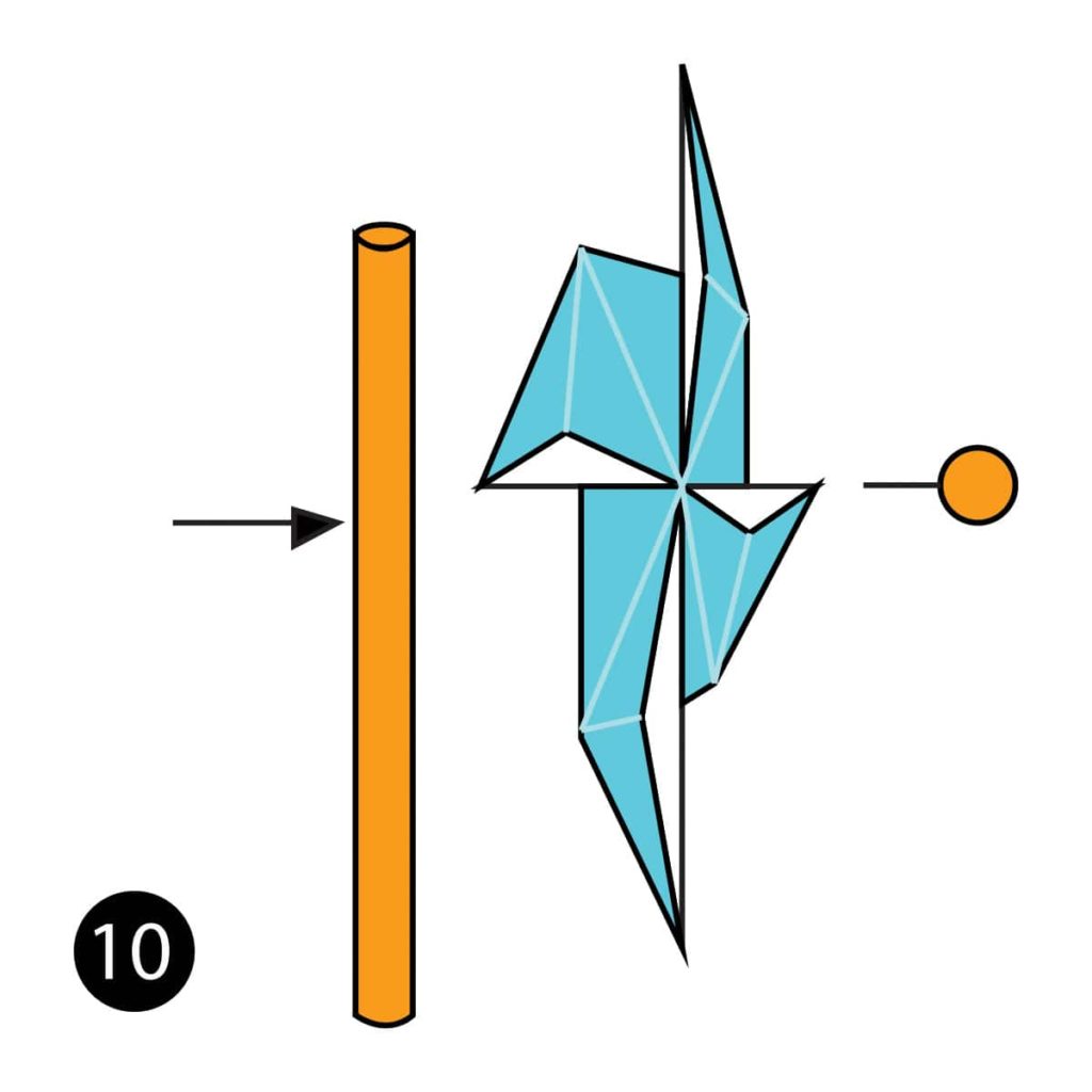 How to Make an Easy Origami Pinwheel or Windmill
