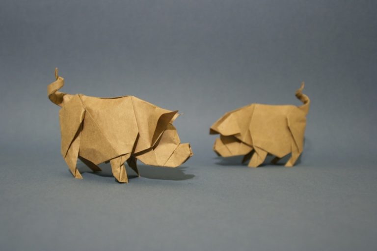 I Hope there are No Re-Pork-Ussions for Showing You these Origami Pigs