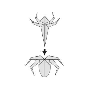 How to Fold an Origami Spider 🕷️ Step-by-Step Instructions