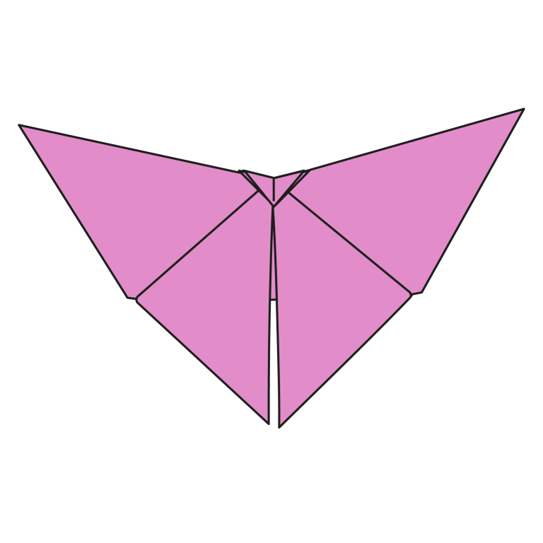 How to Fold a 3-D Origami Butterfly 🦋 Step-by-Step Instructions