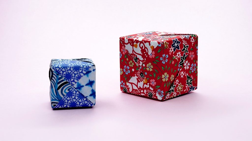 Make an Easy Origami Cube : 12 Steps with Diagrams & Videos