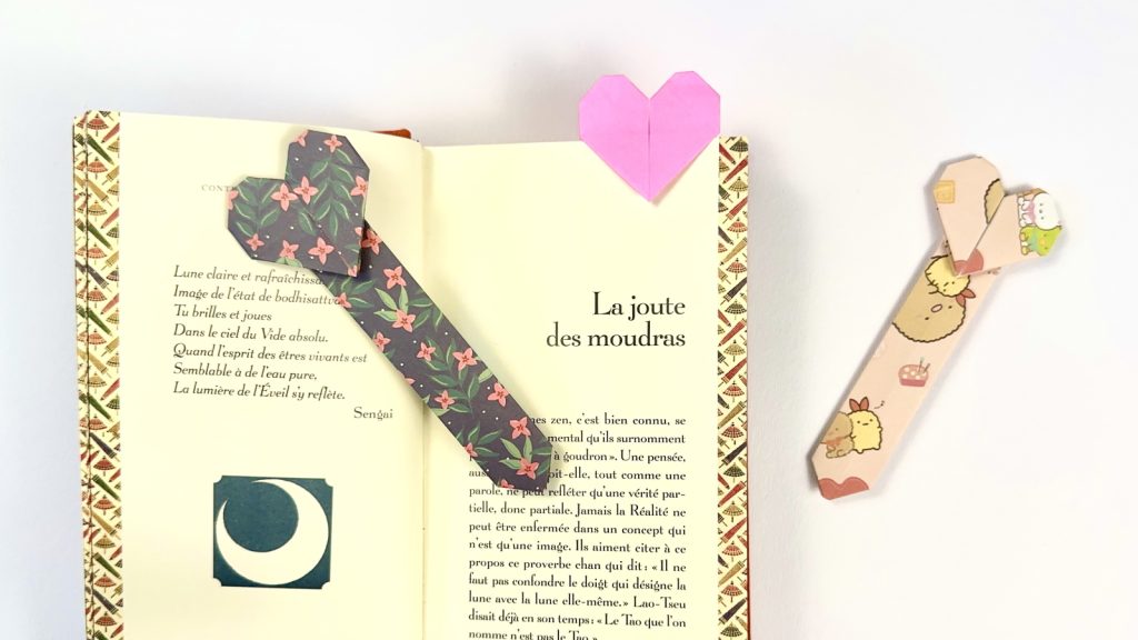 How to Fold an Origami Heart Bookmark 💖 Step-by-Step Instructions